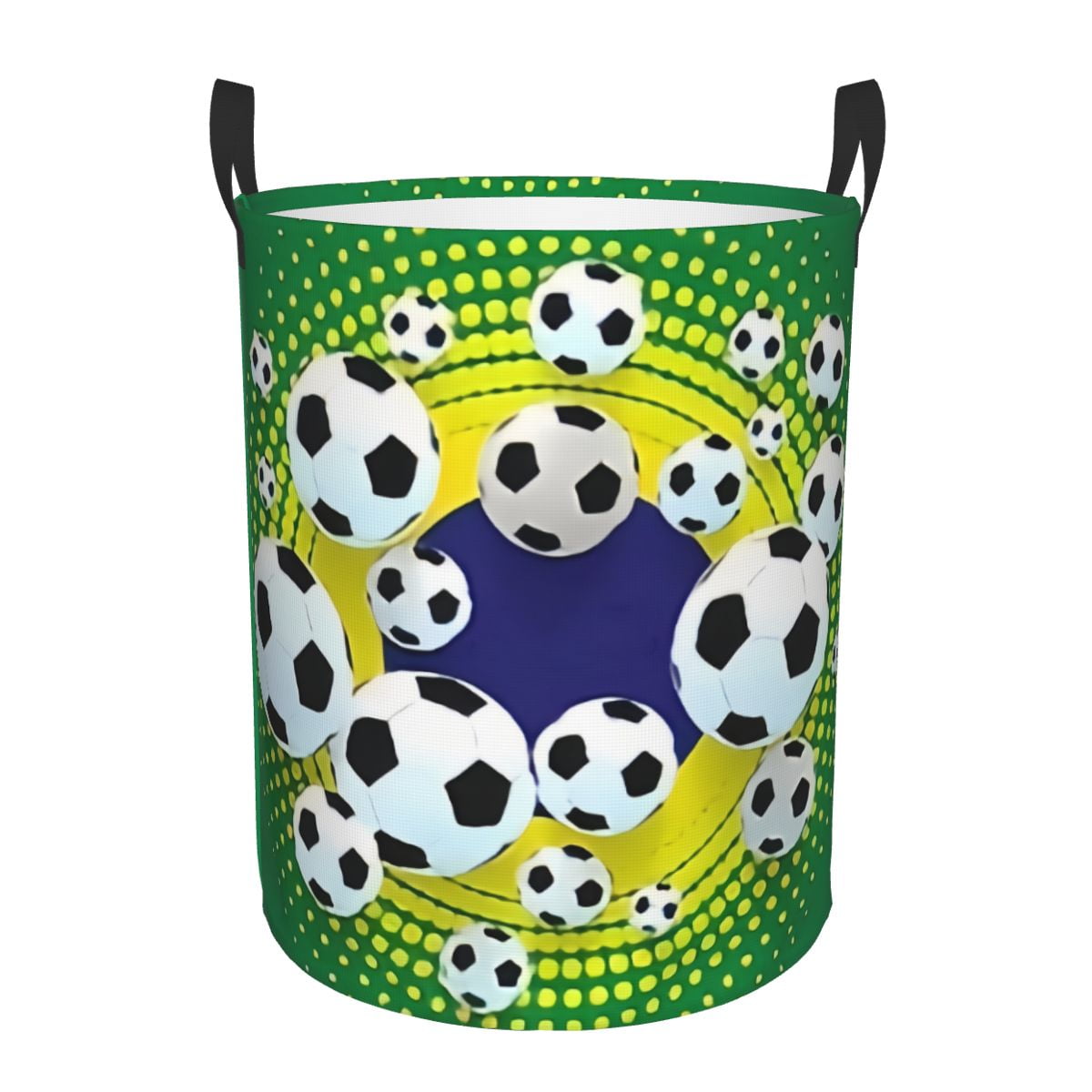 Custom Football Soccer Laundry Basket Foldable Clothes Hamper for ...