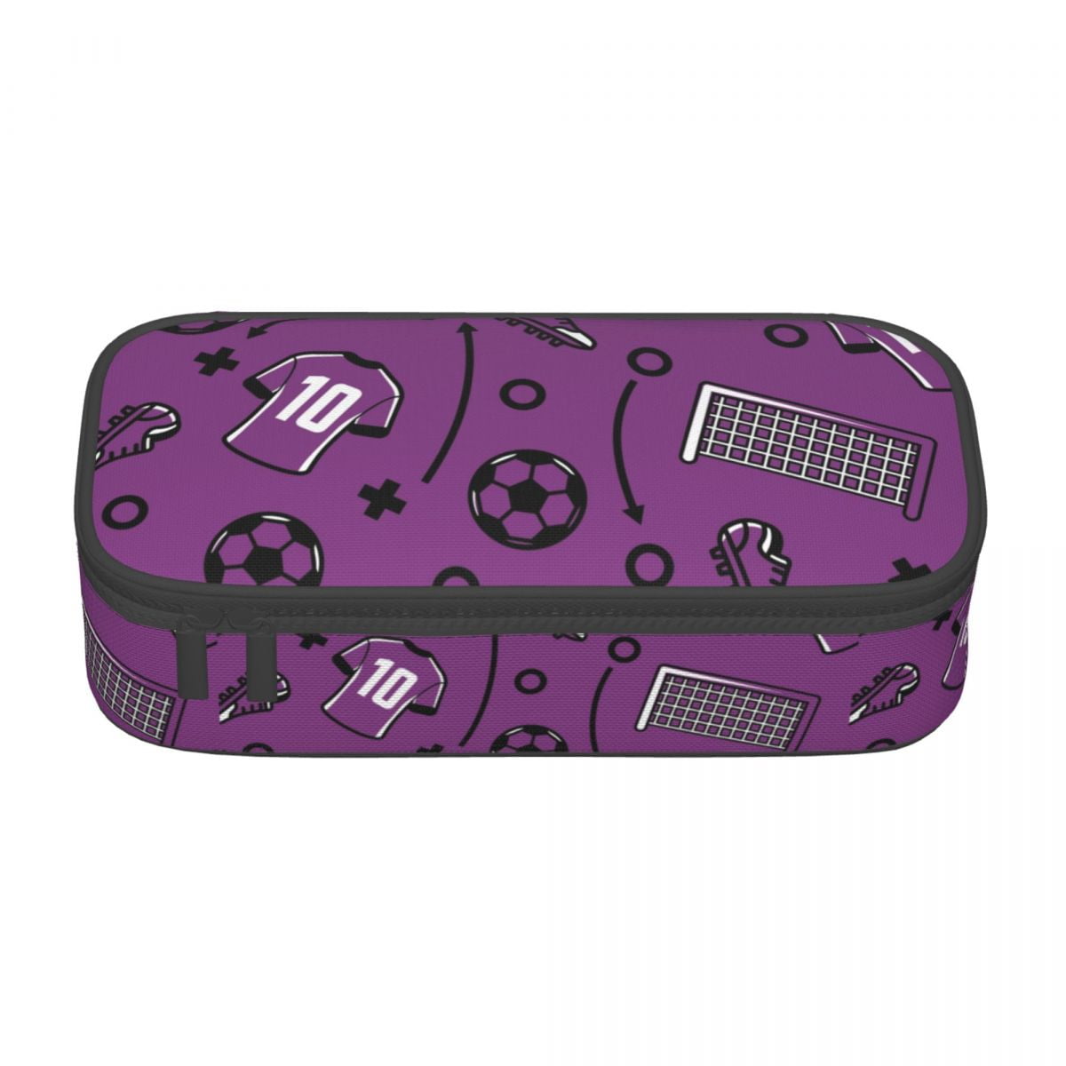 Custom Football Soccer Pencil Cases Large Storage Pencil Box Students ...