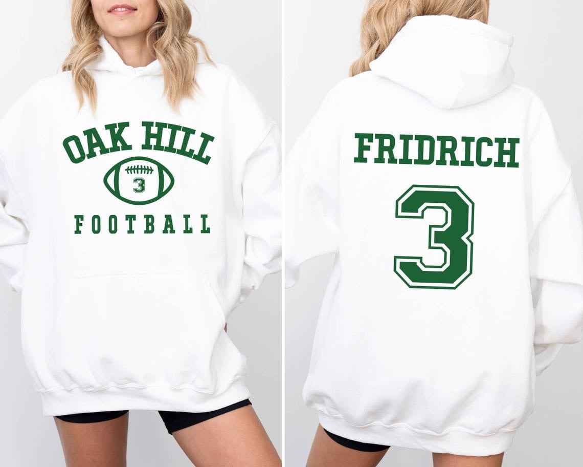Custom Football Team Name and Number Hoodie, Game Day Hoodie, Football ...