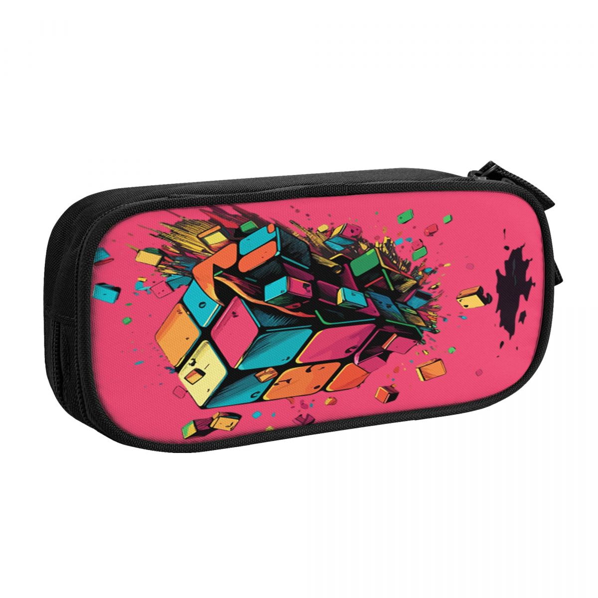 Custom Funny Cute Math Rubix Rubics Pencil Case for Big Capacity ...