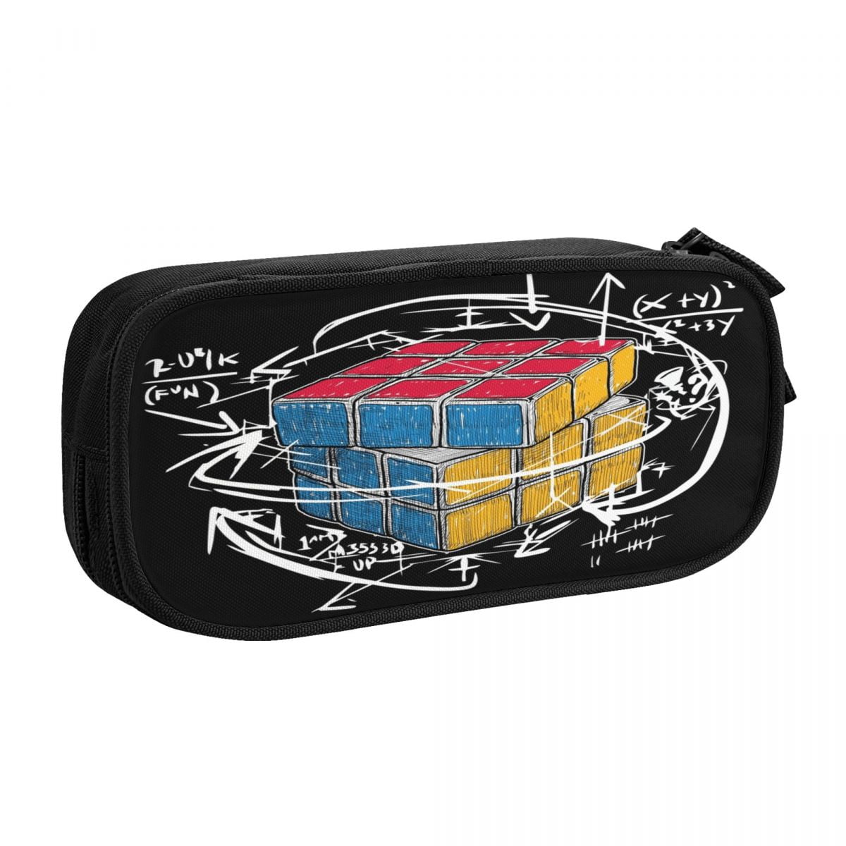 Custom Funny Cute Math Rubix Rubics Pencil Case for Big Capacity ...