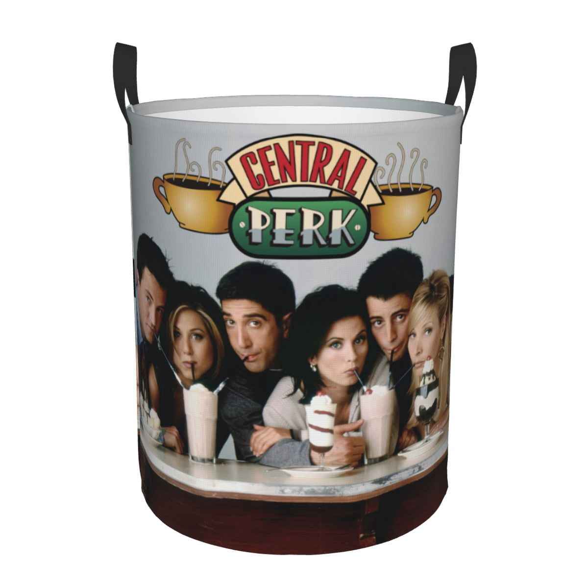 Custom Funny Friends TV Show Laundry Basket Foldable Large Clothes ...