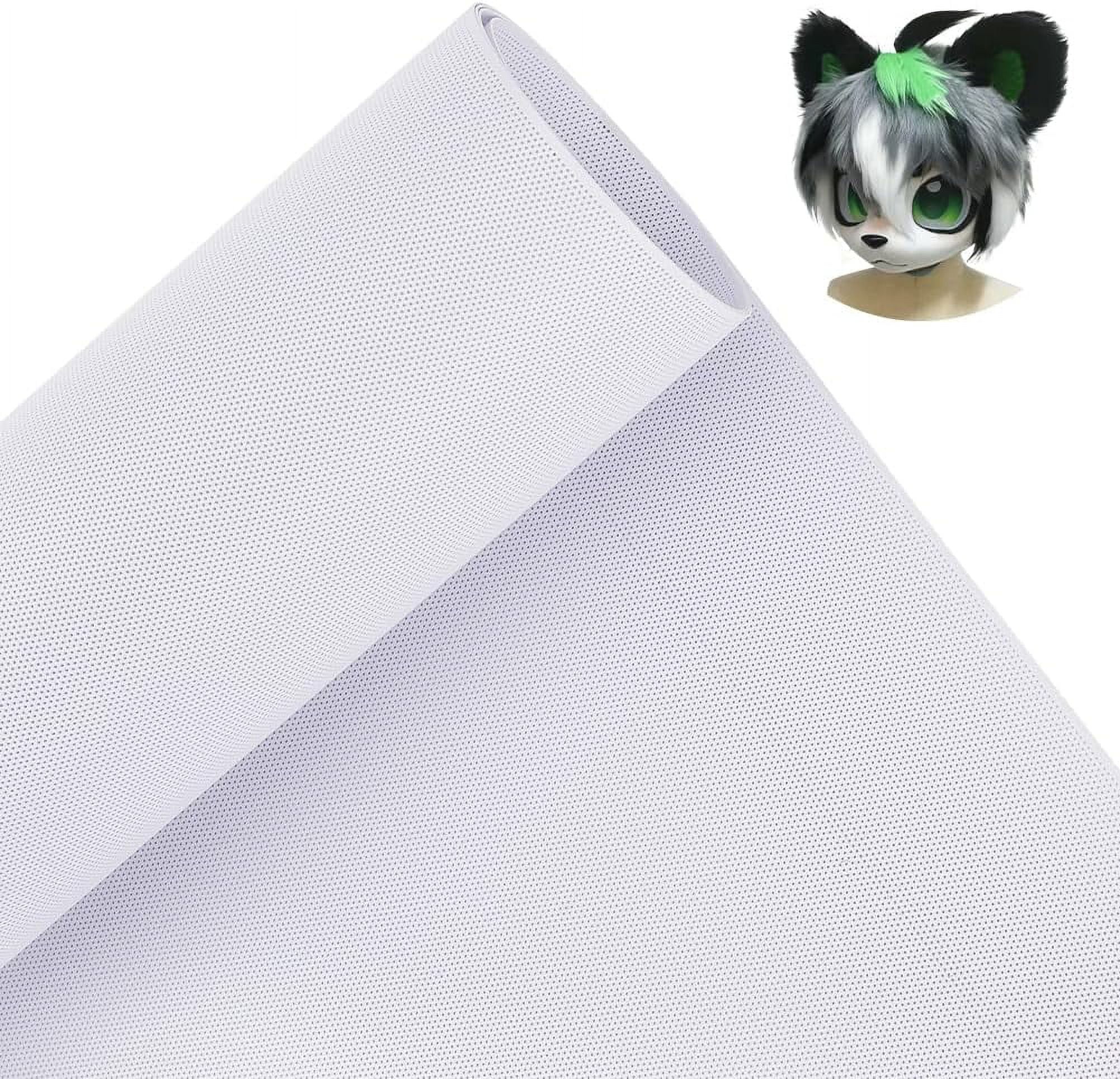 Custom Fursuit Eye Mesh 39x11.8inch White PVC Net 0.45mm Thick ...