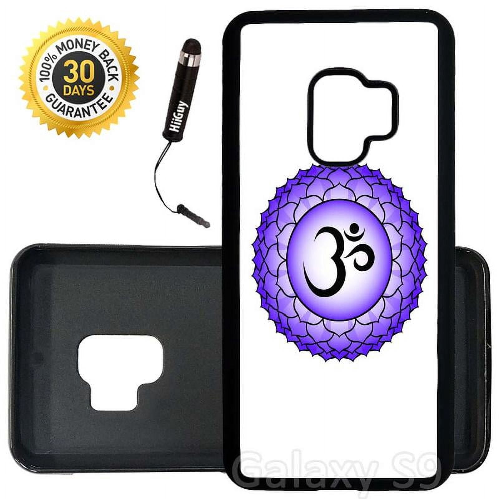 Custom Galaxy S9 Case (Minimalist 7th chakra illustration) Edge-to-Edge ...