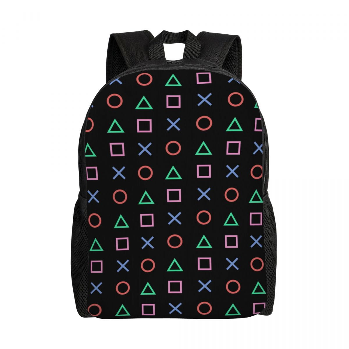Custom Gamer Controller Heart Travel Backpack Computer Bookbag Video ...