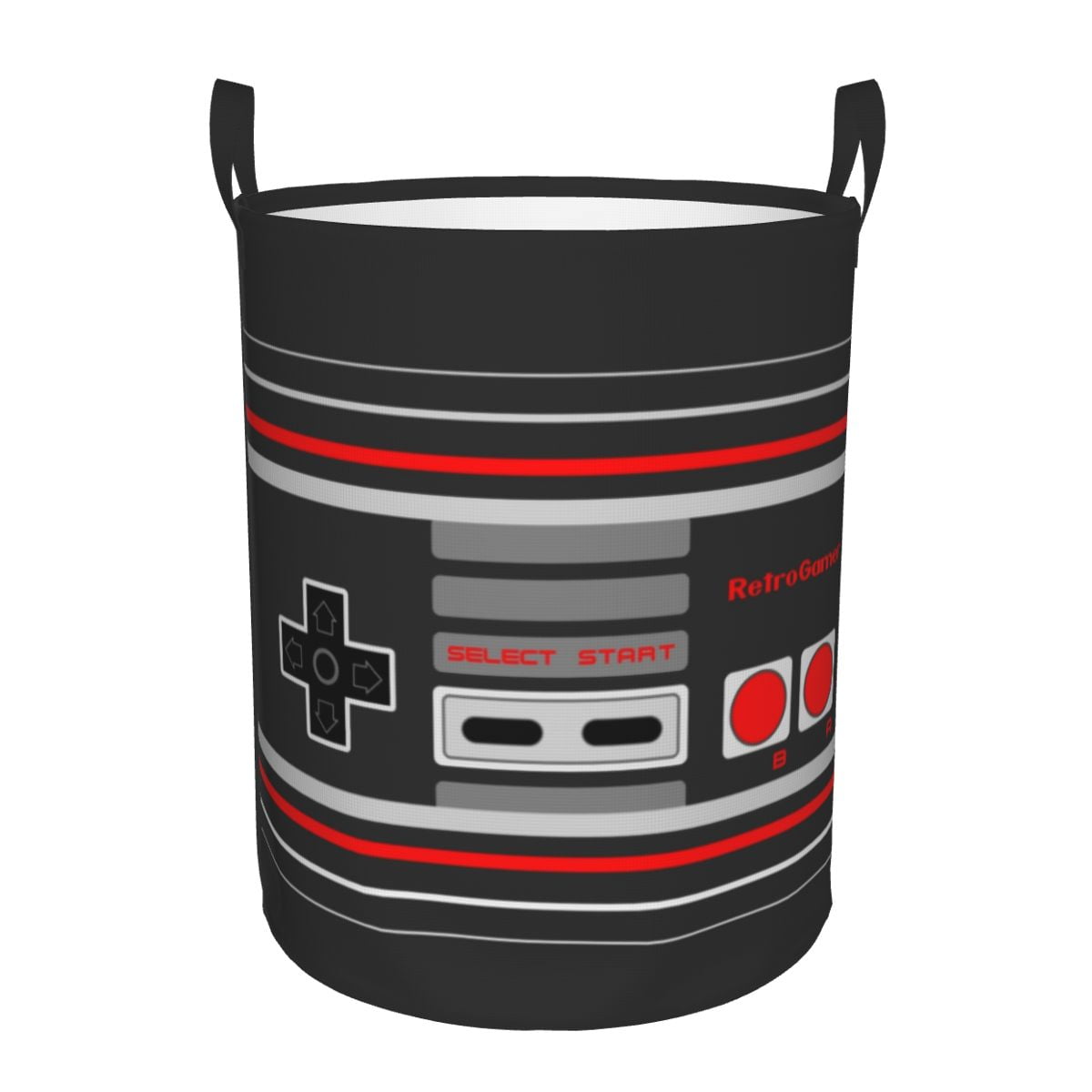 Custom Gamer Gaming Controller Button Laundry Basket Collapsible Video ...