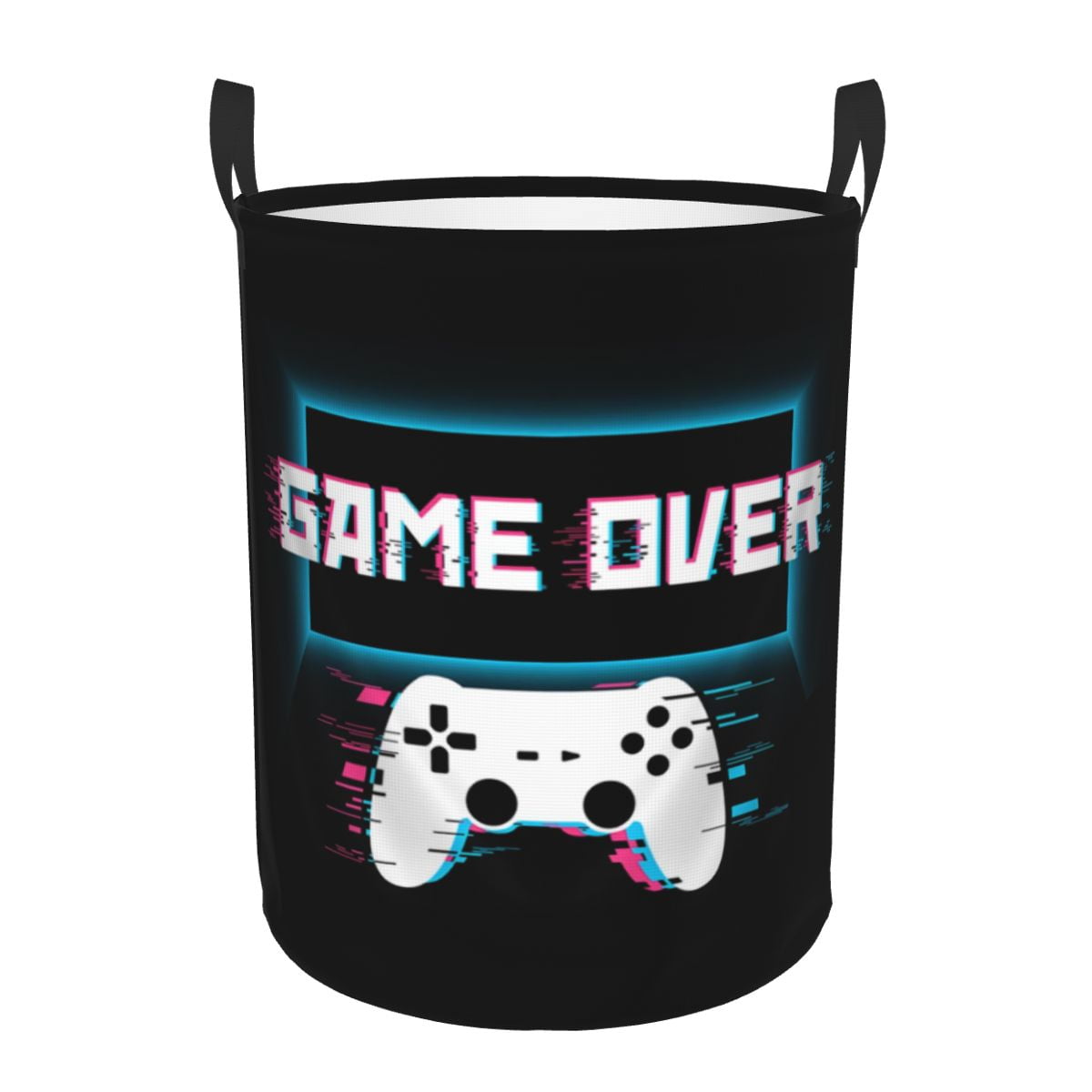 Custom Gamer Gaming Controller Button Laundry Basket Collapsible Video ...
