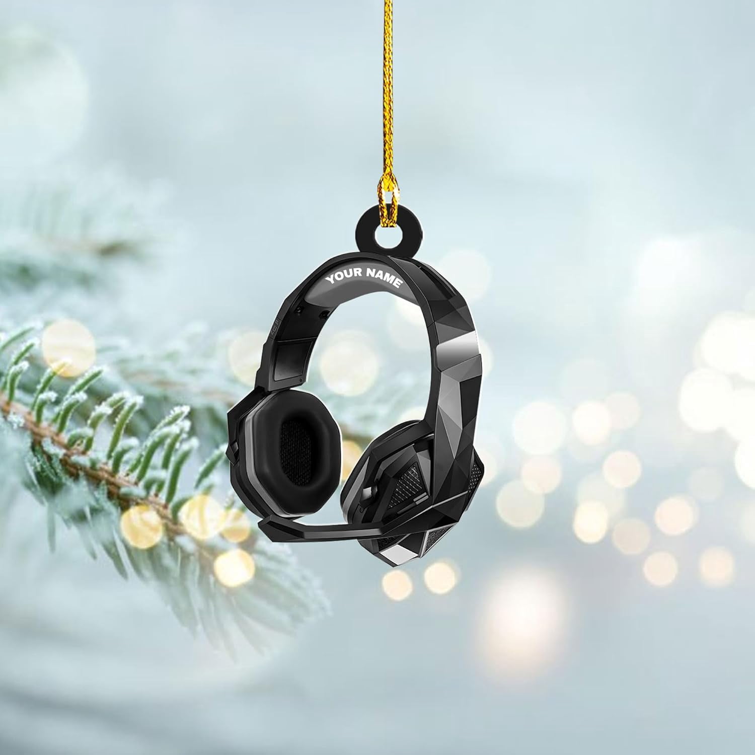 Custom Gaming Head Phones Ornaments 2025 Gaming Head Phones Light ...