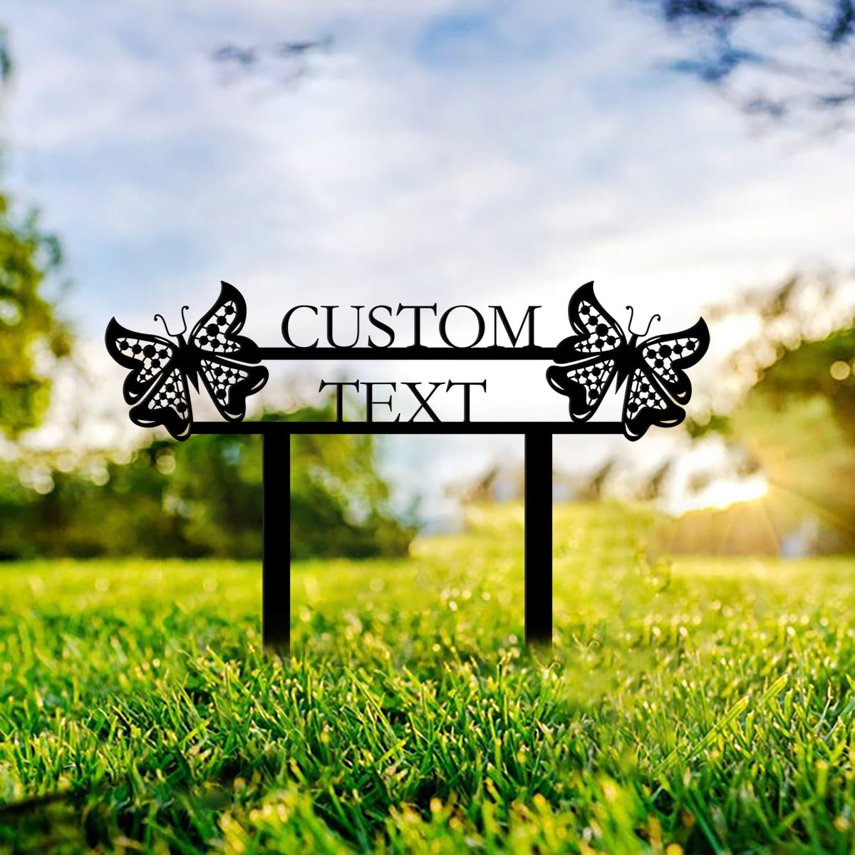 Custom Garden Metal Signs-Metal Garden Stake Signs-Personalized Garden ...
