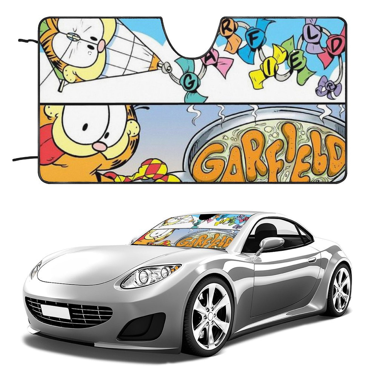 Custom Garfield Car Truck and SUV Windshield Visor Car Visor Heat ...