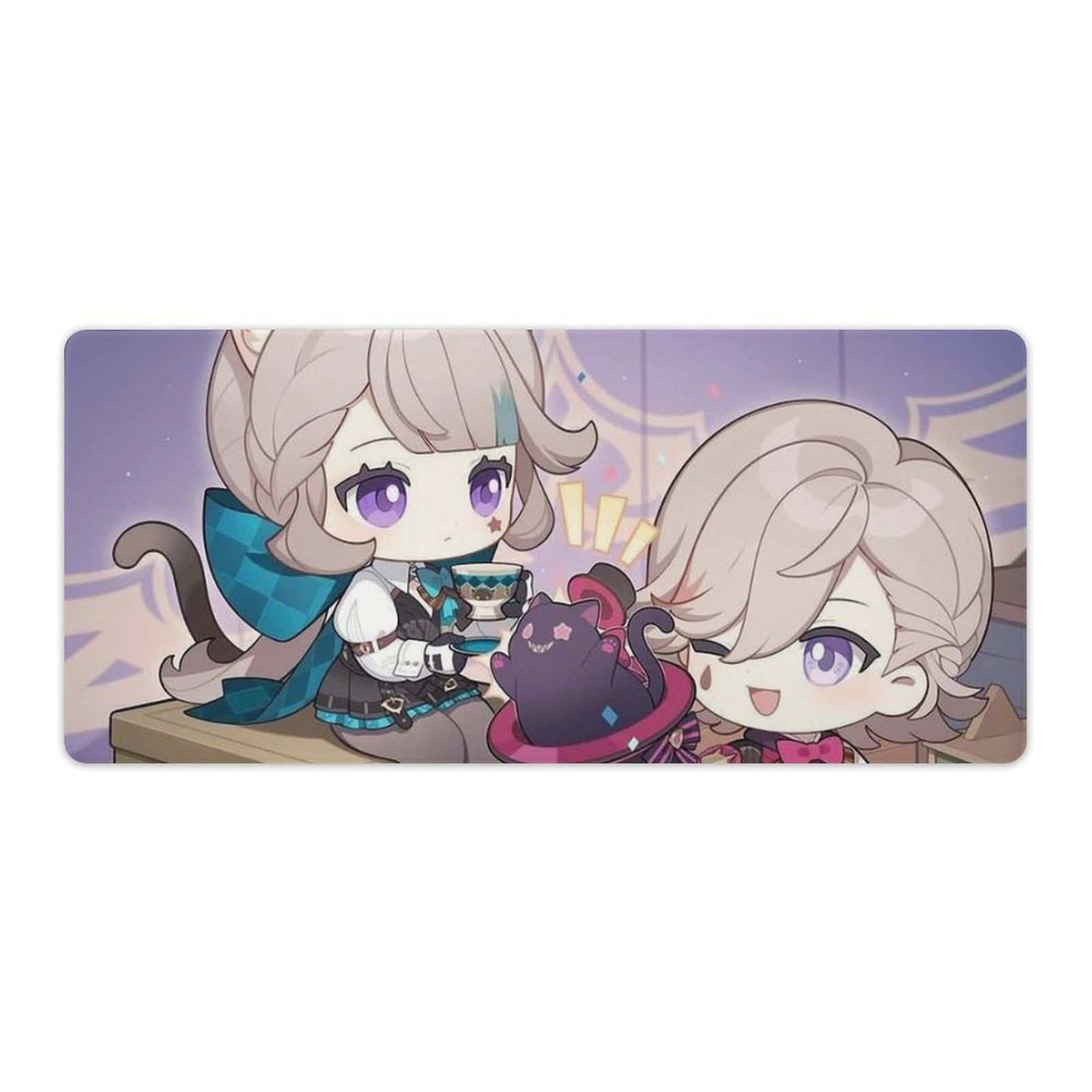 Custom Genshin-Lyney-Lynette Mouse Pad for Office and Gaming Desktop PC ...