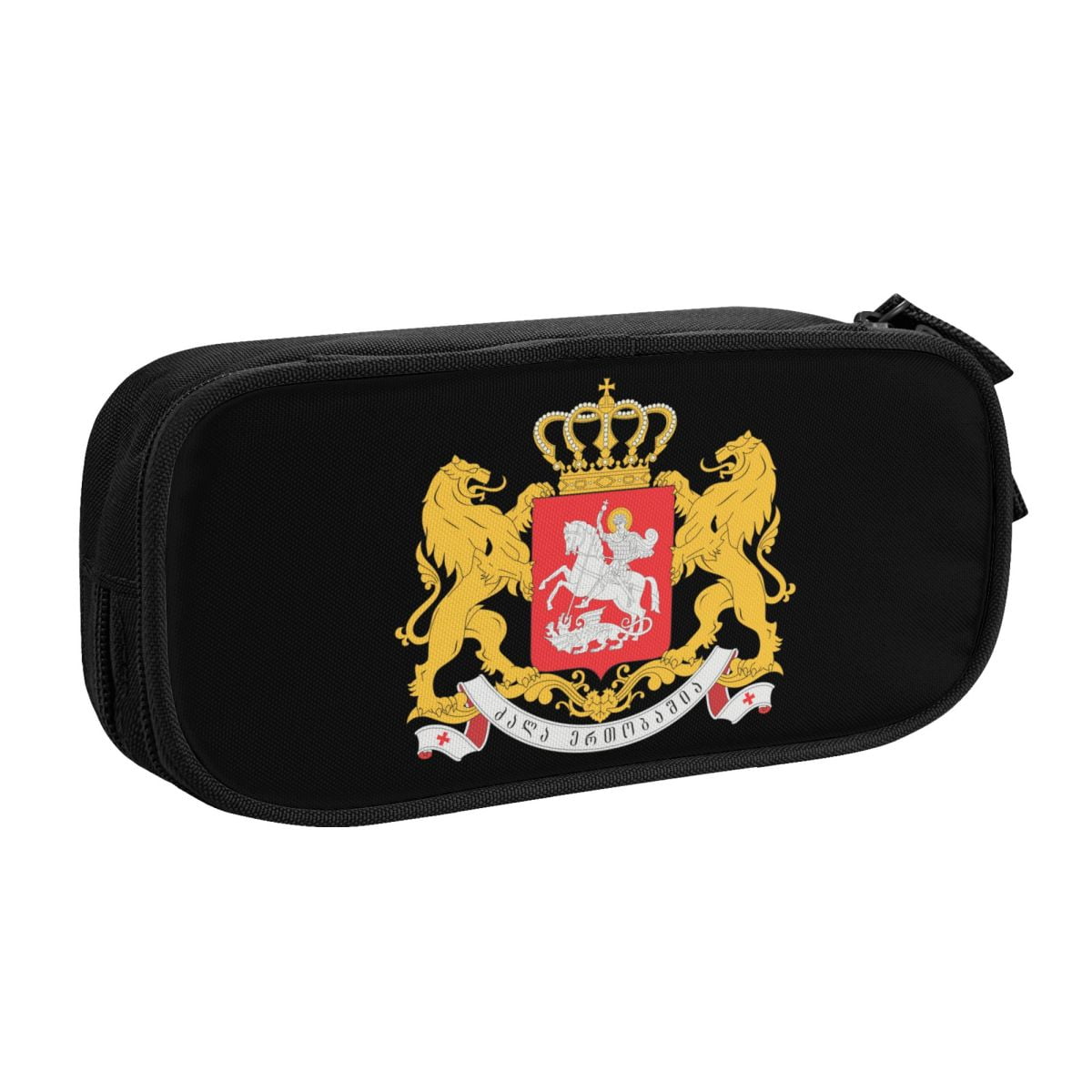Custom Georgia Flag Mao Pencil Case for Gilrs Big Capacity Georgian ...