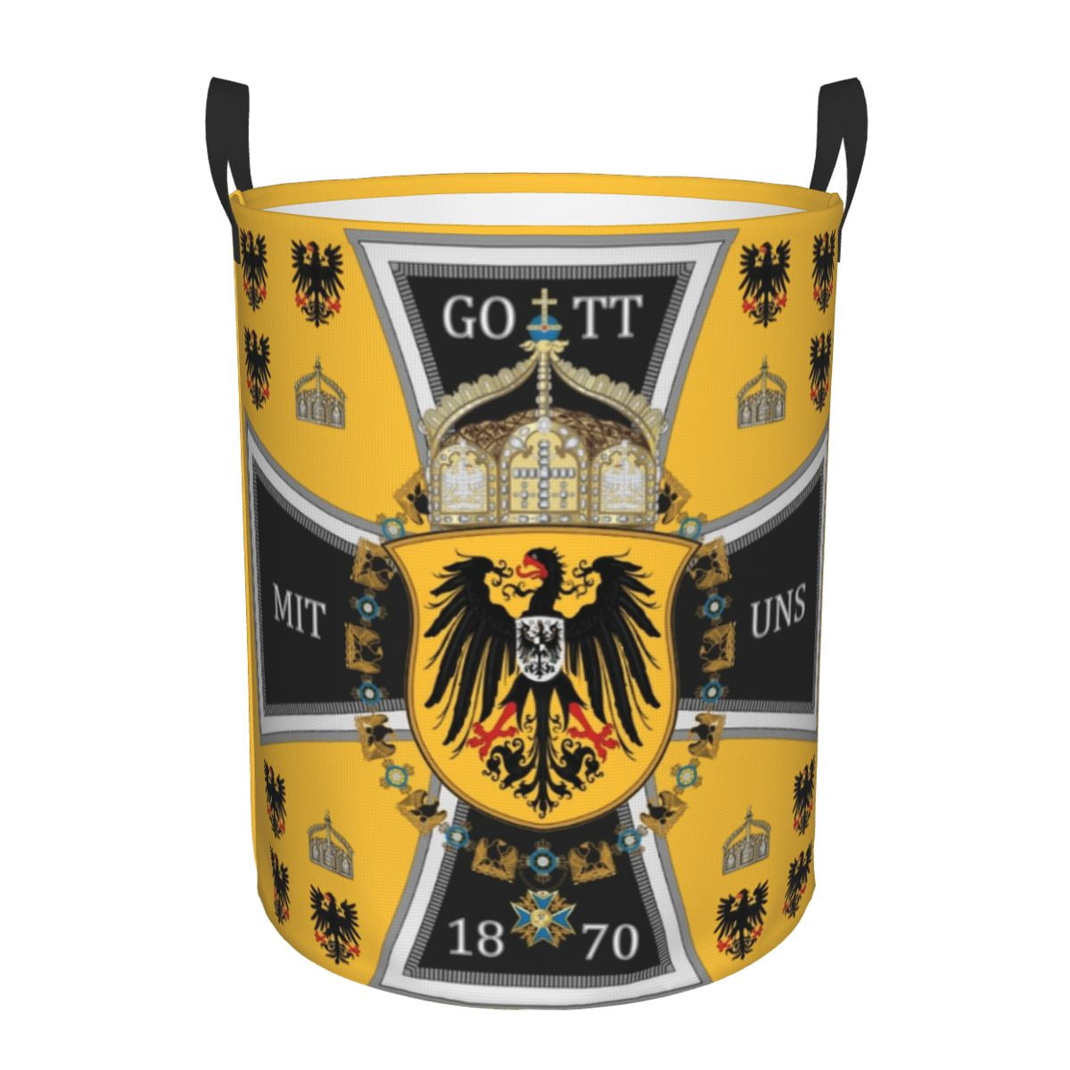 Custom German Flag Laundry Basket Collapsible Coat of Arms of Germany ...