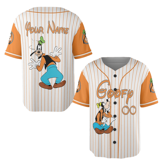Custom Goof Baseball Jersey, A Goofy Movie Jersey Shirt, Max Goof ...