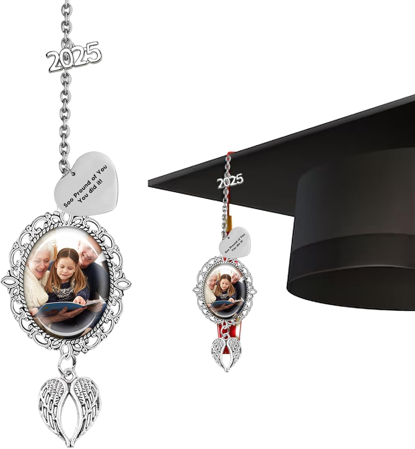 Custom Graduation Memorial Tassel Charm for Graduation Cap Gift for ...