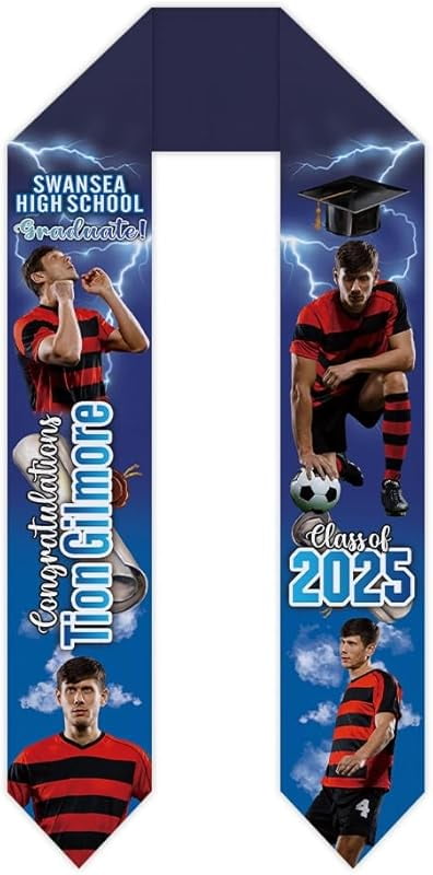 Custom Graduation Stoles Class of 2025 Congratulation Gifts, Customized ...