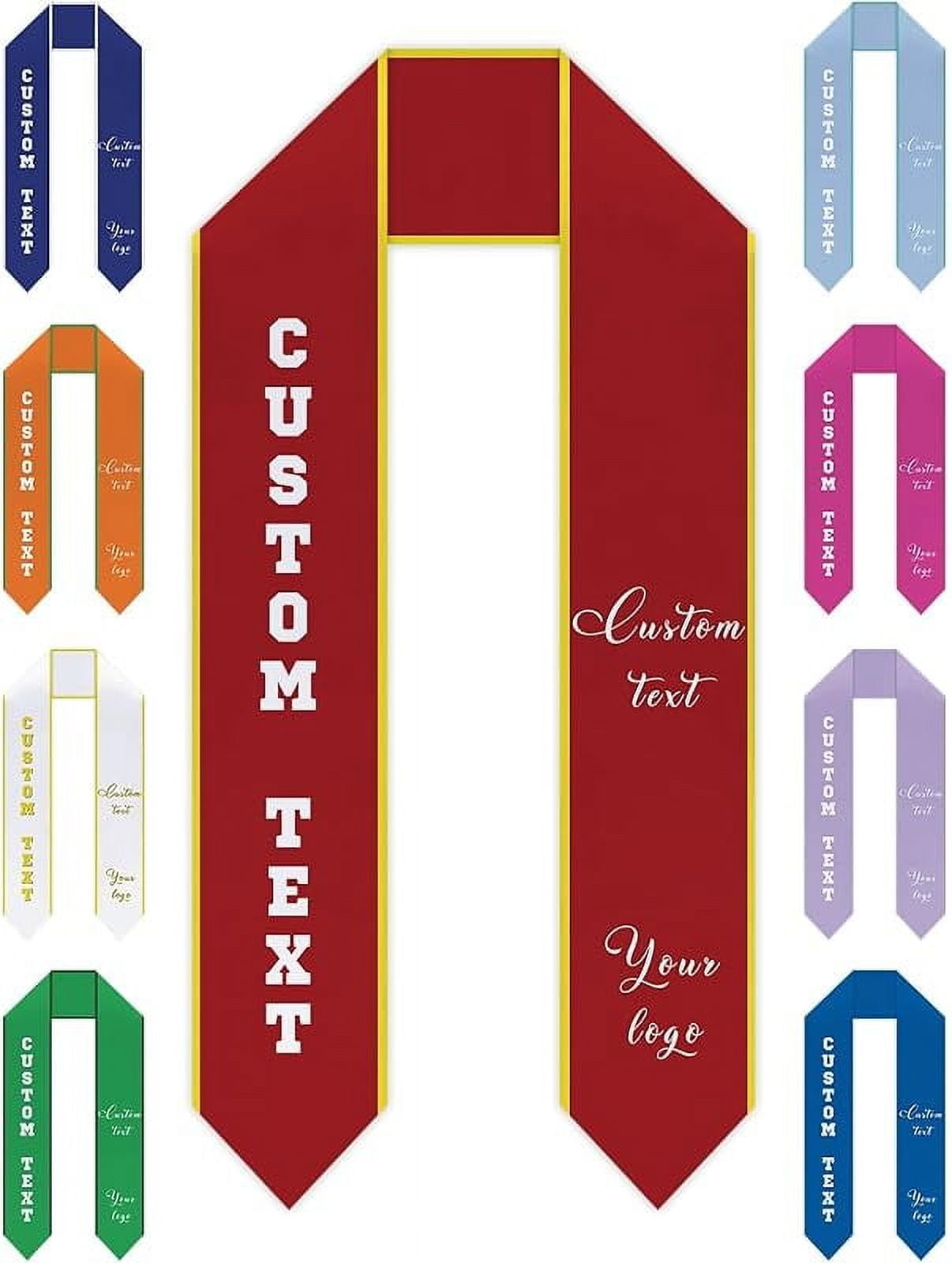 Custom Graduation Stoles Class of 2025 Congratulation Gifts, Customized ...