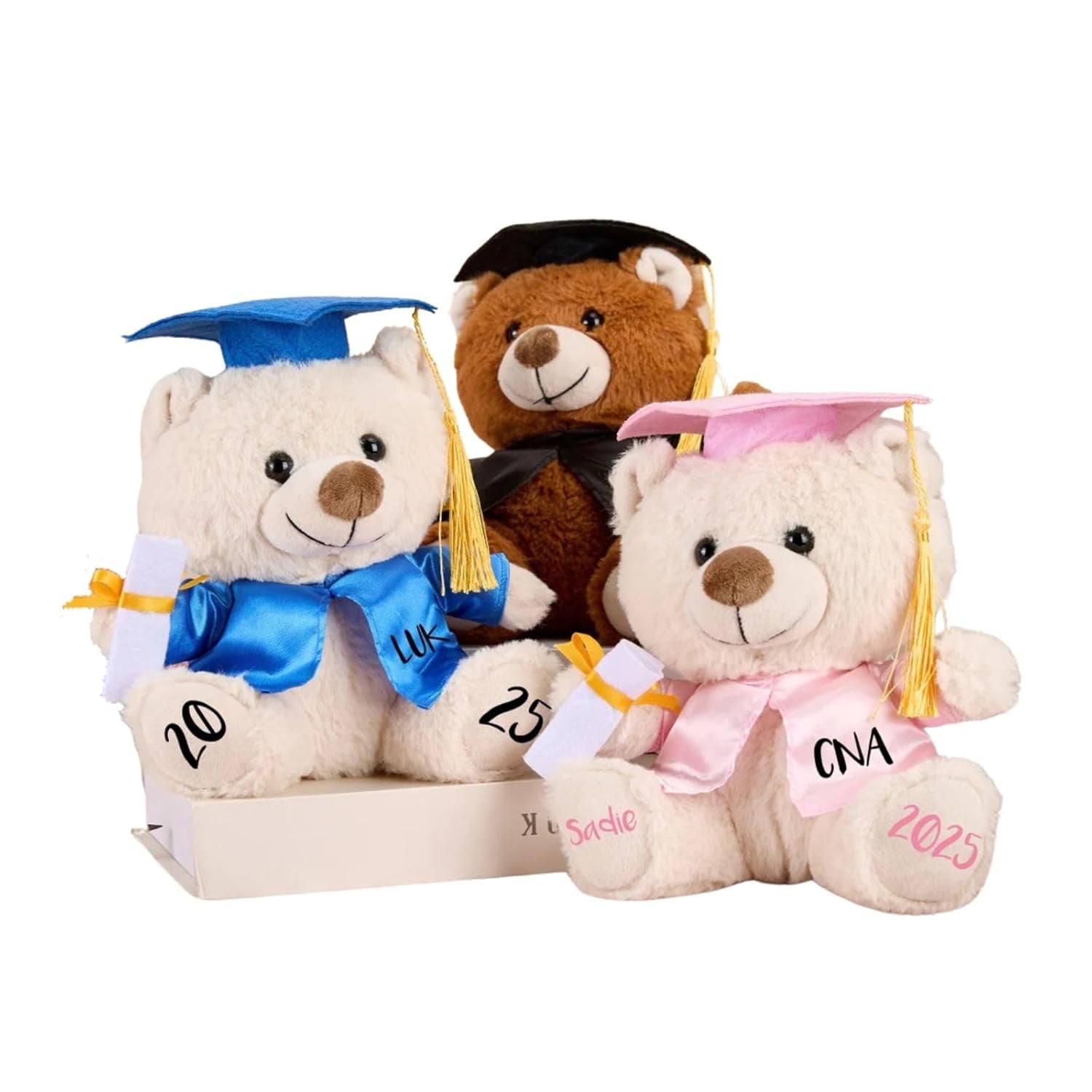 Custom Graduation Teddy Bear - Personalized Gift for Class of 2025 ...