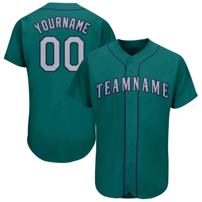 Custom Green Series Baseball Jersey Men and Women Section Shirt 3D ...
