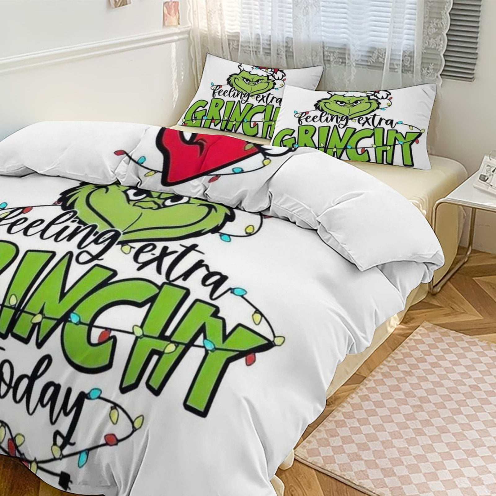 Custom The Grinch How The Grinch Stole Christmas Sheets Quilts Bedding ...