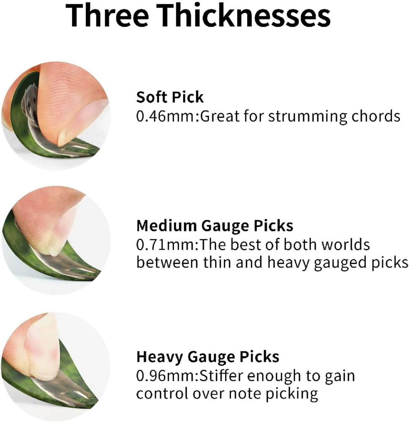 Custom Guitar Pick 6 Pack Design Your Own Add Your Photo Text Logo ...