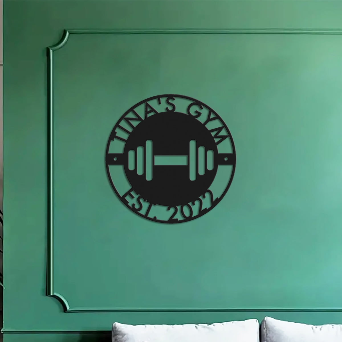 Custom Gym Sign, Personalized Home Gym Sign, Custom Metal Gym Sign ...