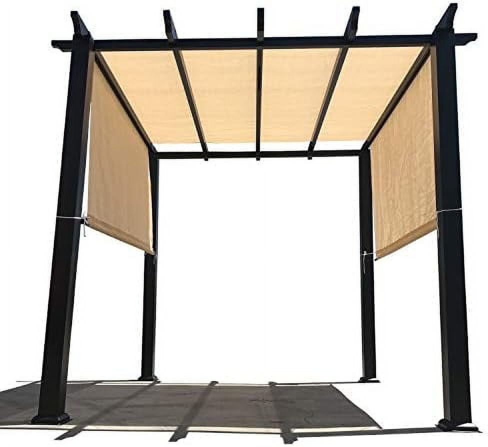 Custom HDPE Permeable Canopy Sun Shade Cover Replacement with Rod ...