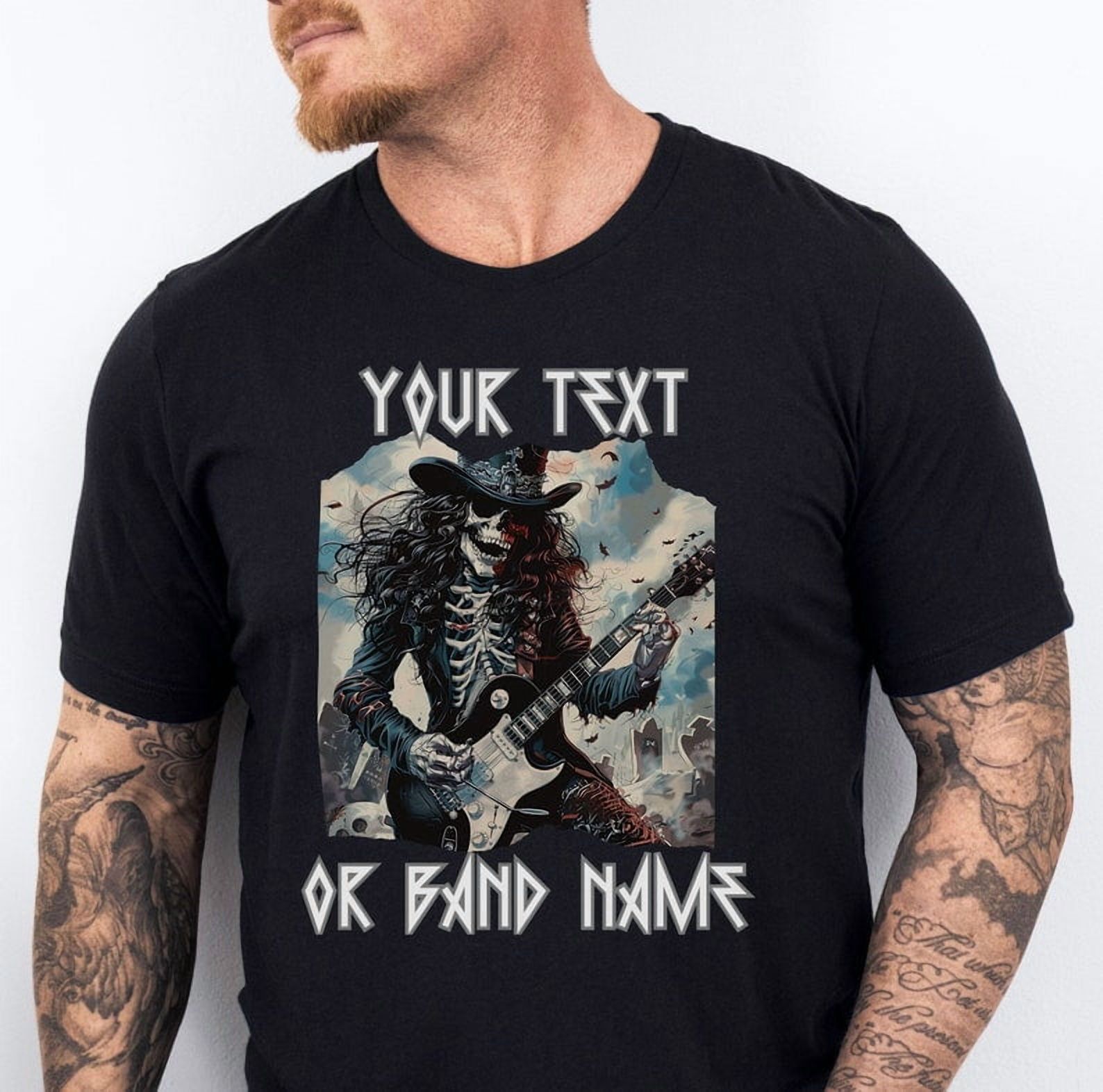 Custom Heavy Metal Band Tee, Heavy Rock, Metal T-shirt. Hard Rock, Band ...