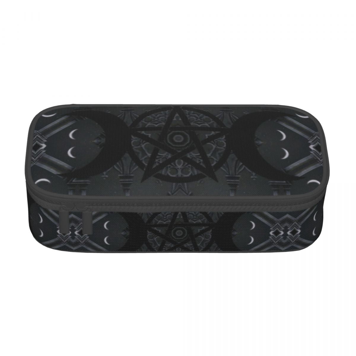 Custom Hee Wheel Triple Moon Goddess Kawaii Pencil Case Goth Pentagram ...