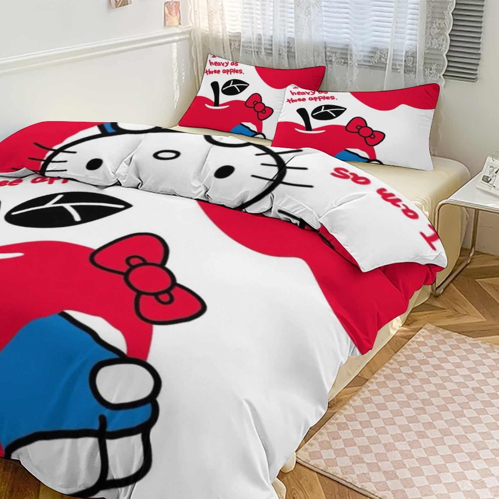 Custom Hello Kitty Sheets Quilts Bedding Sheet Sets Bedroom Decoration ...