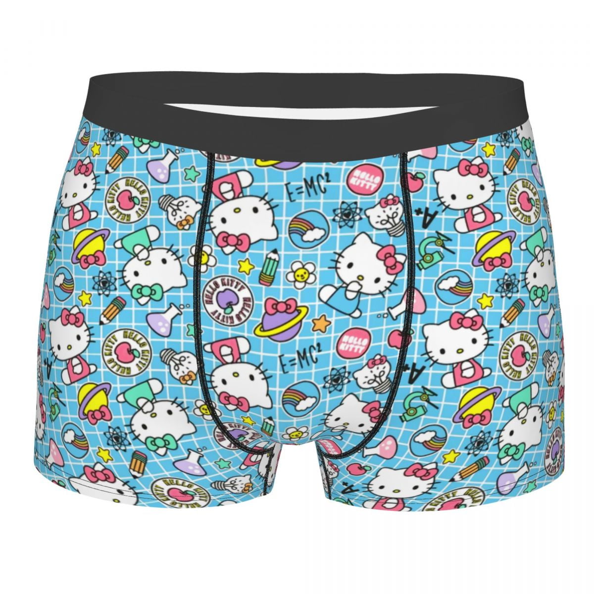 Custom Hello Kitty Underwear Men Stretch Boxer Briefs Shorts Panties ...