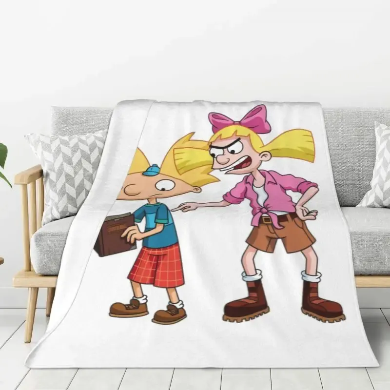Custom Hey Arnold Animated Anime Helga Pataki Blanket 3D Printed Soft ...