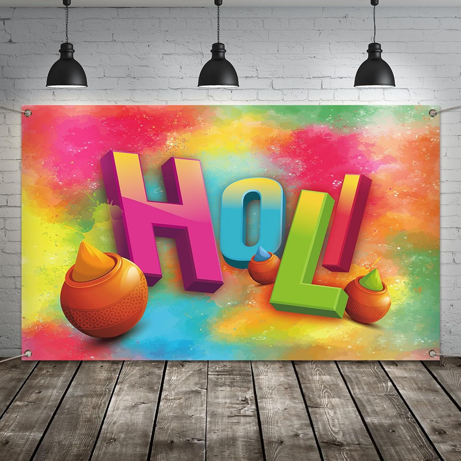 Custom Holi Photo Backdrop for Photography Happy Holi Banner Indian ...