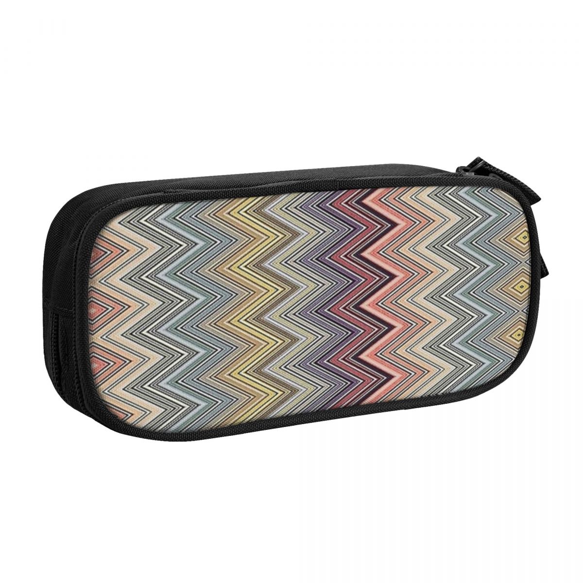 Custom Home Zig Zag Bohemian Kawaii Pencil Cases Gilrs Large Capacity ...