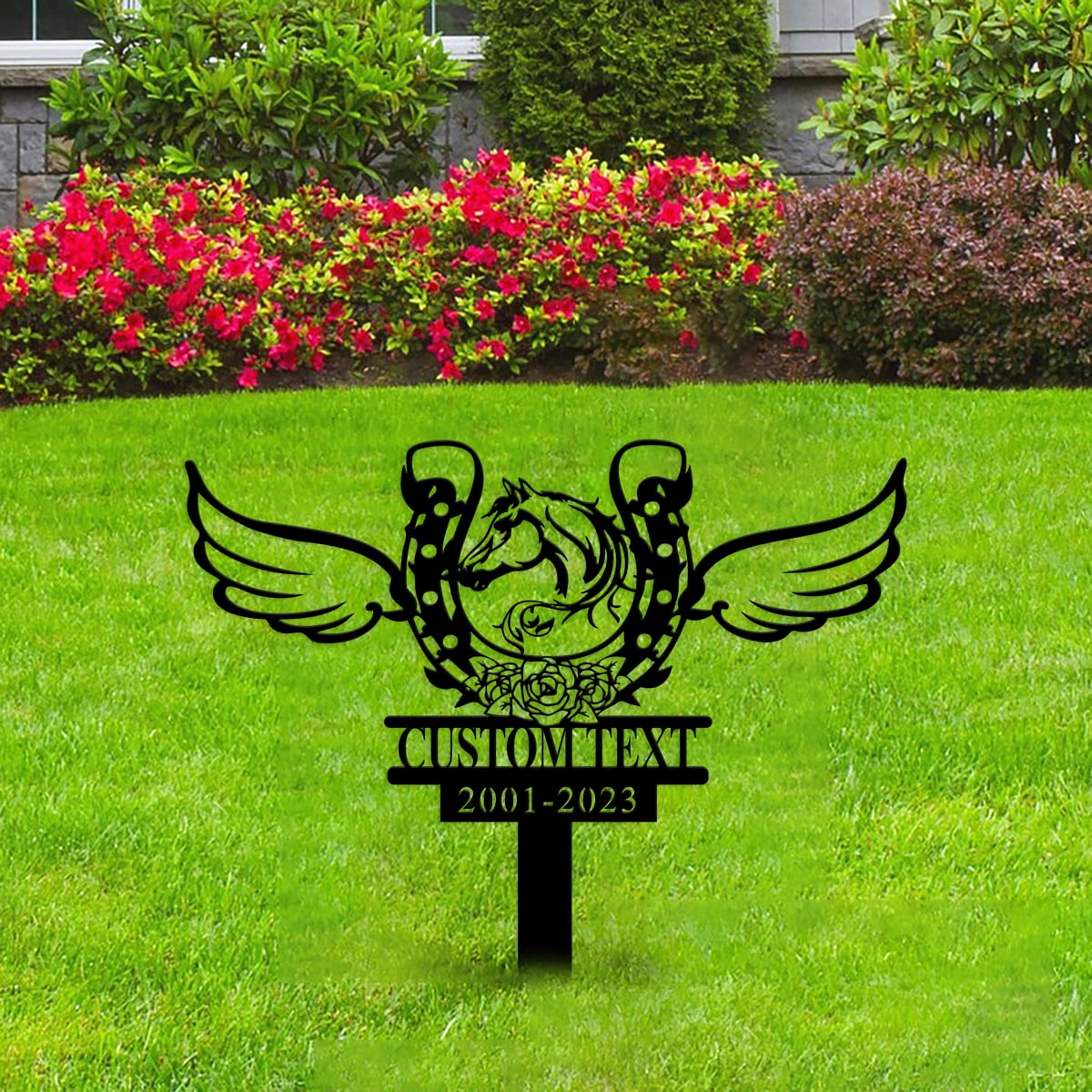 Custom Horse Memorial Stake, Metal Stake, Horse Loss, Sympathy Sign ...