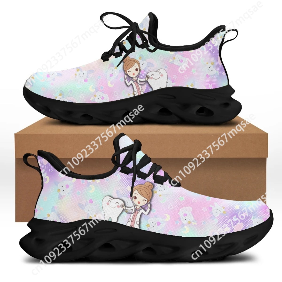 Custom Hot Nursing Shoes Women Casual Outdoor Footwear Flats Shoe ...