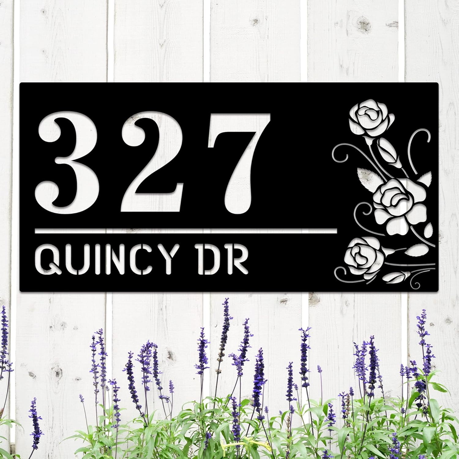 Custom House Numbers for Outside, Address Plaque, Outdoor Metal Sign ...