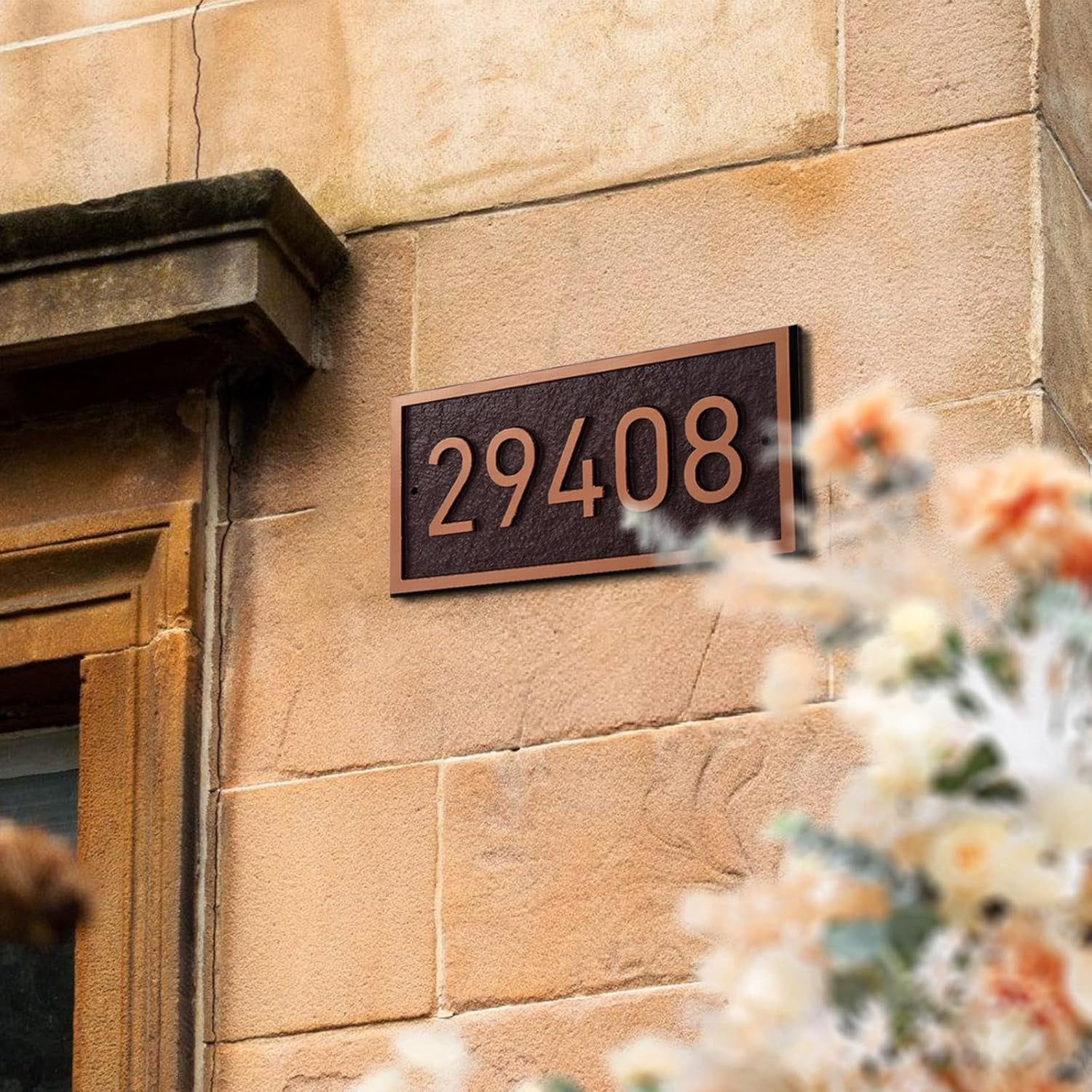Custom House Numbers, Personalized Address Plaque for Outside, House ...