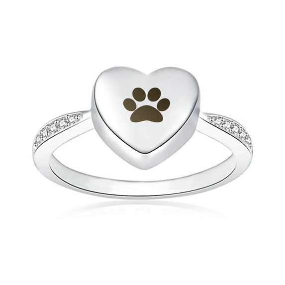 Custom Icon Cremation Jewelry, Personalized Ring for Ashes, Pet's ...