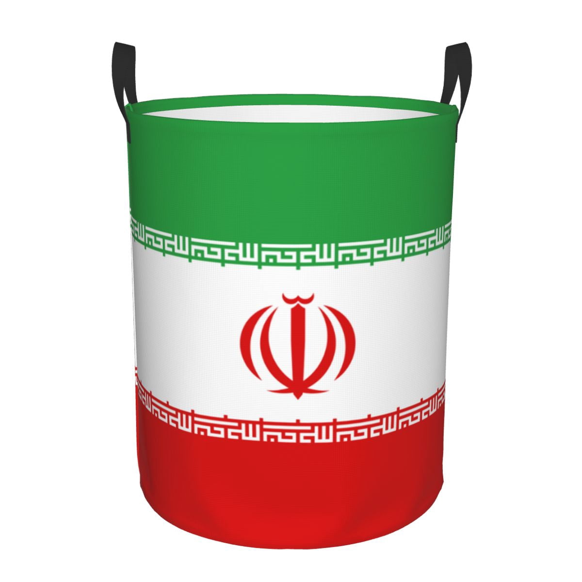 Custom Imperial Coat Of Arms Of Iran Laundry Basket Foldable Large ...
