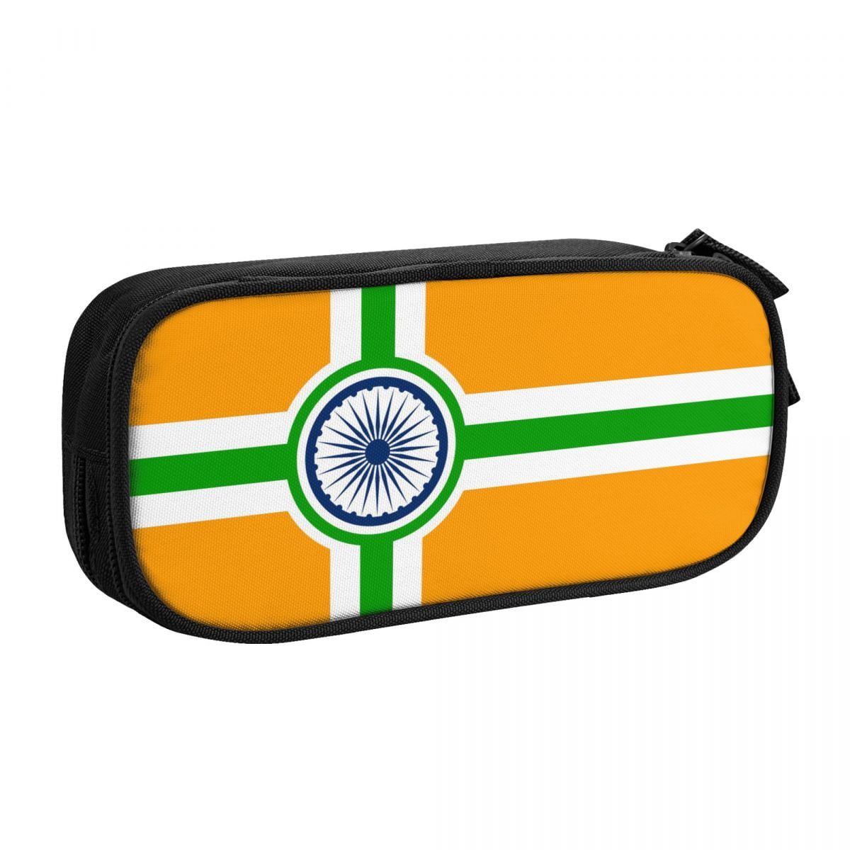 Custom Indias Patriotic Cute Pencil Cases Large Storage Flag Of Indias ...