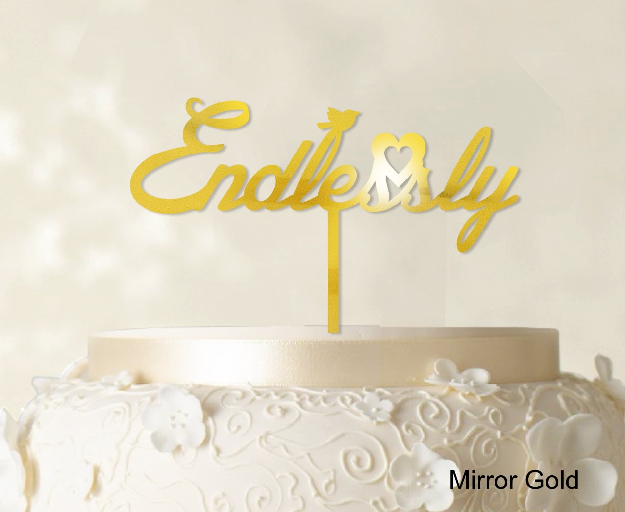 "Custom Initial Cake Topper Personalized Name Cake Topper Color Option ...