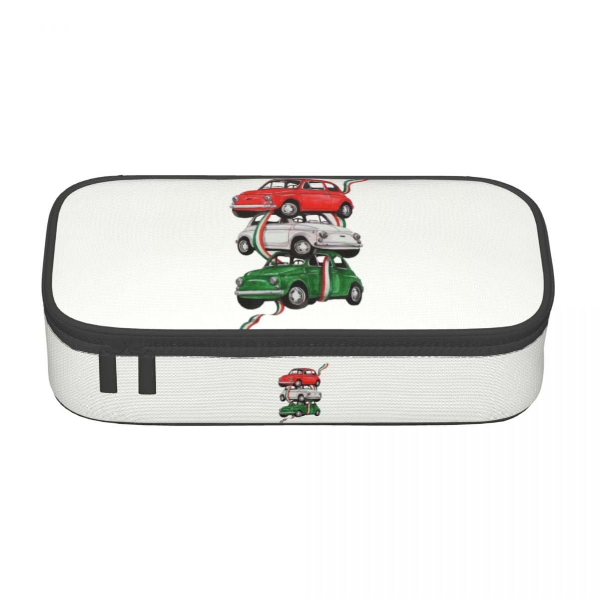 Custom Italian Heartbeat Italy Flag Pencil Case for Large Storage Pen ...