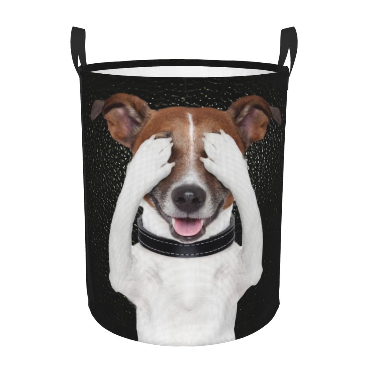 Custom Jack Russell Terrier Dog Bs Laundry Basket Collapsible Animal ...