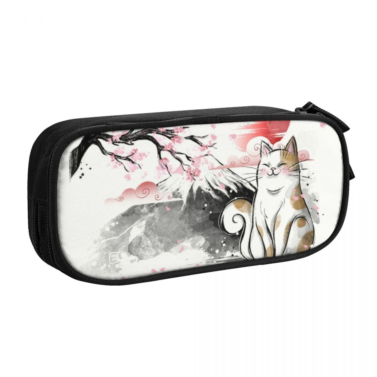 Custom Japanese Red Sakura Cherry Blossom Flowers Cute Pencil Large ...