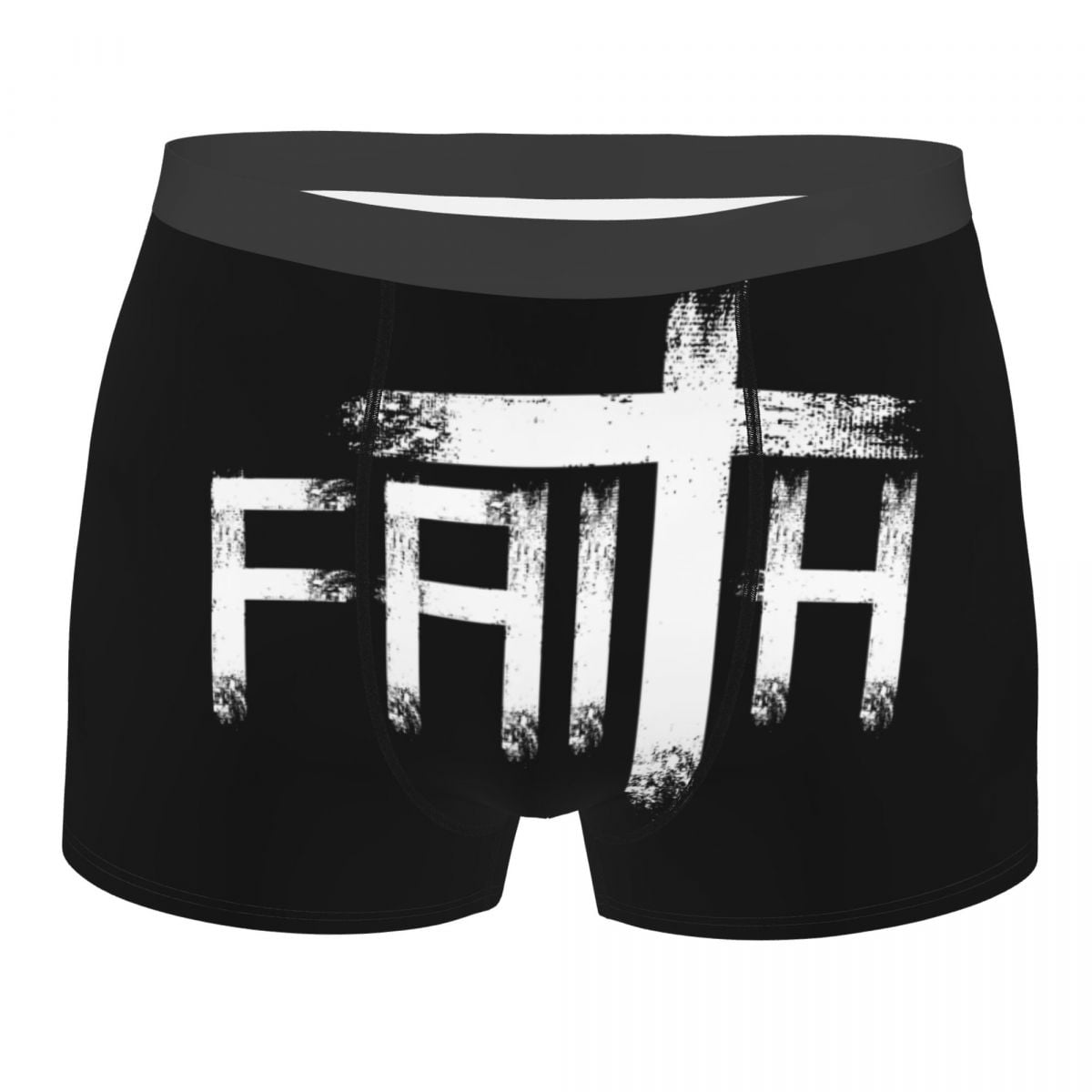Custom Jesus Christ On The Cross God Underwear Men Stretch Christian ...