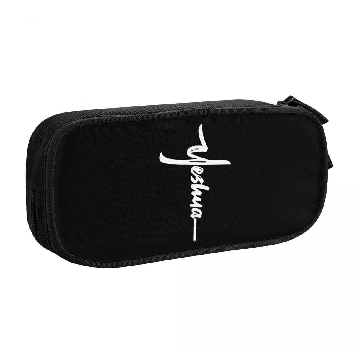Custom Jesus Cross Fish Pencil Cases for Large Storage Christian Pen ...