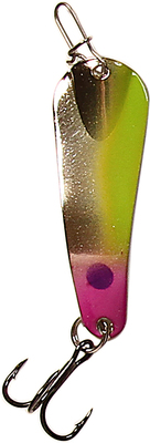 Custom Jigs SL18-P-224 Pro Slender Spoon 1/8oz Gold/Fruity Vegetables ...