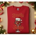 Custom Jingle Juice Embroidered Sweatshirt, Funny Christmas Wine ...