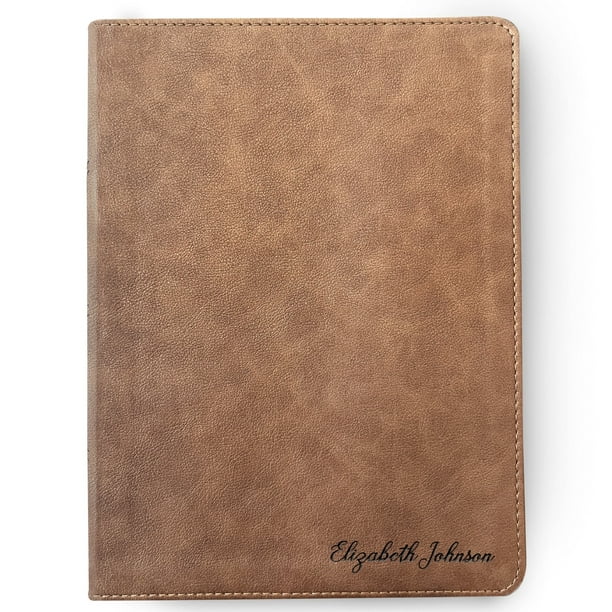 Personalized KJV Bible with Name Engraved, KJV Wide-Margin Bible ...